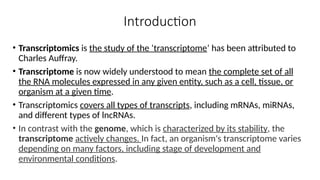 Transcriptomics(Microarray: Chip and Image Analysis).pptx