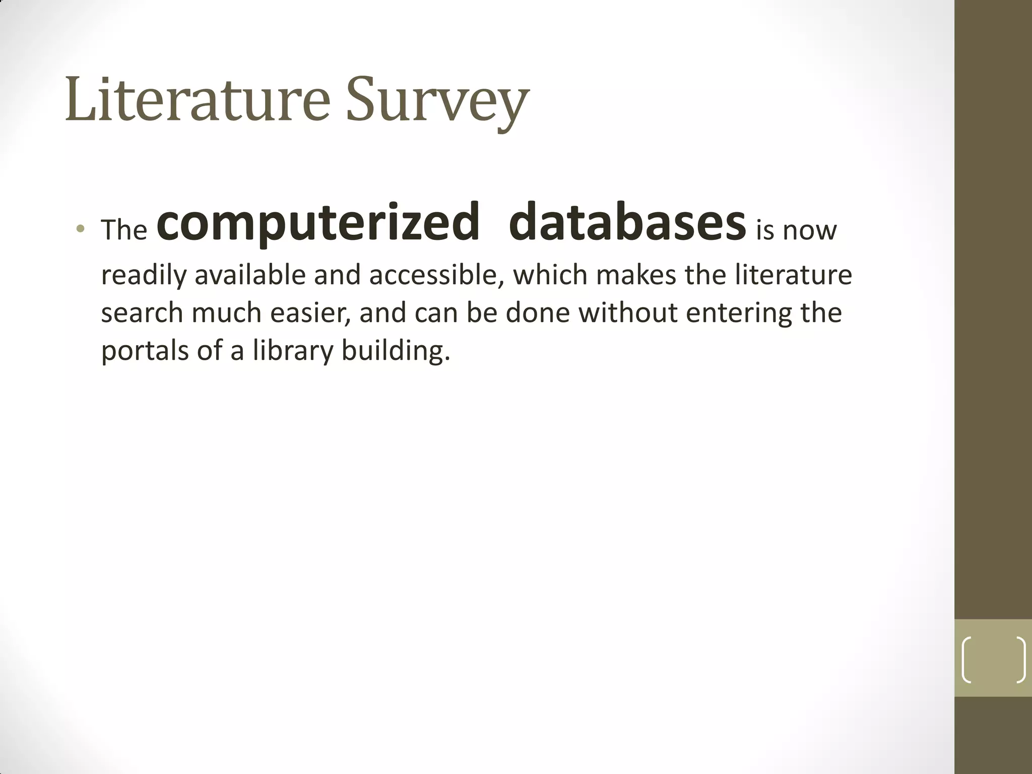 Chapter 3 The Research Process: The broad problem area and defining the ...