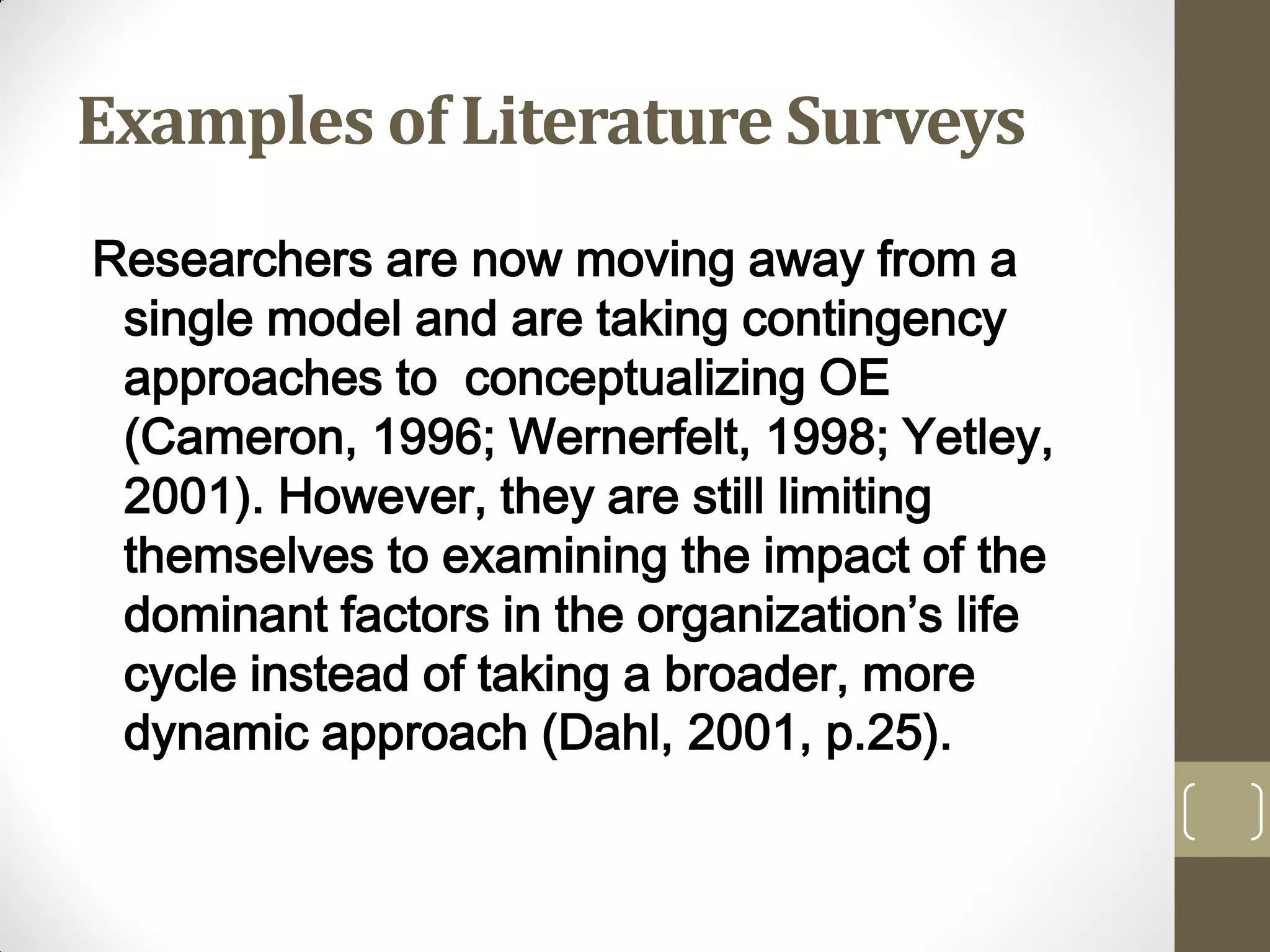 Chapter 3 The Research Process: The broad problem area and defining the ...