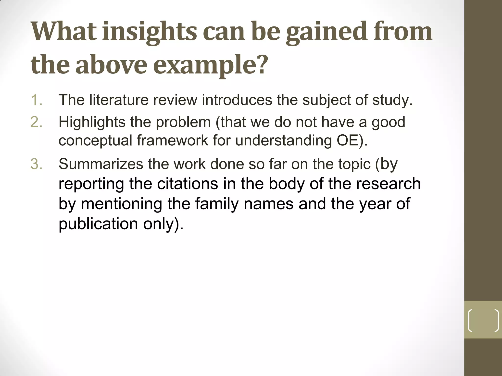 Chapter 3 The Research Process: The broad problem area and defining the ...