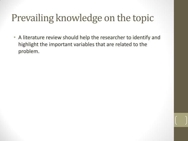 Chapter 3 The Research Process: The broad problem area and defining the ...