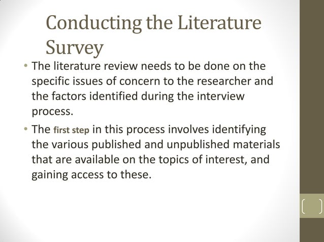 Chapter 3 The Research Process: The broad problem area and defining the ...