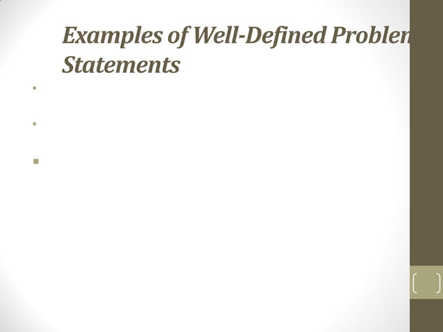 Chapter 3 The Research Process: The broad problem area and defining the ...