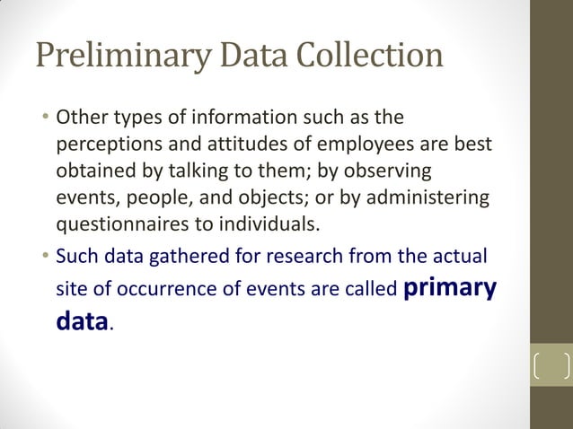 Chapter 3 The Research Process: The broad problem area and defining the ...