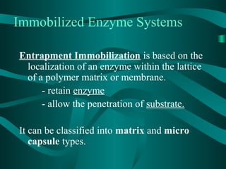 Chapter 3 immobilized enzymes | PPT