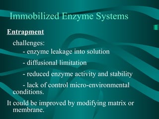 Chapter 3 immobilized enzymes | PPT