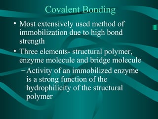 Chapter 3 immobilized enzymes | PPT