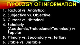 Chapter 3_ Information Literacy.pdf | Internet for Beginners | Internet