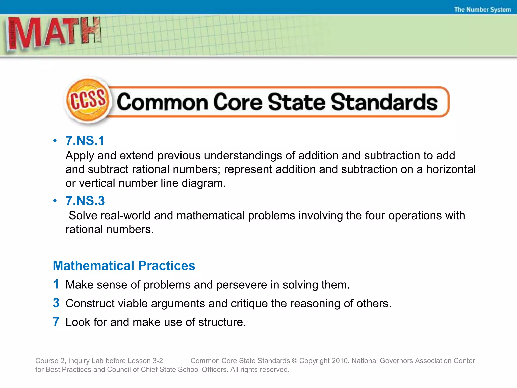 (7) Inquiry Lab - Add Integers | PPTX
