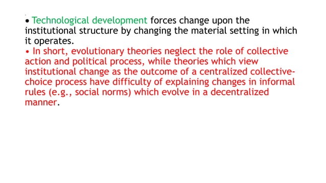 Chapter 3 institutional change.pptx YADN | PPTX
