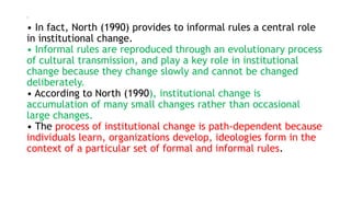 Chapter 3 institutional change.pptx YADN | PPTX