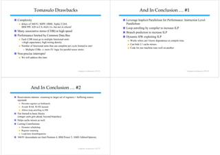 Chapter 3 instruction level parallelism and its exploitation | PDF