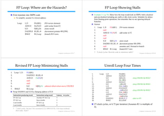 Chapter 3 instruction level parallelism and its exploitation | PDF