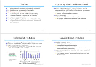 Chapter 3 instruction level parallelism and its exploitation | PDF