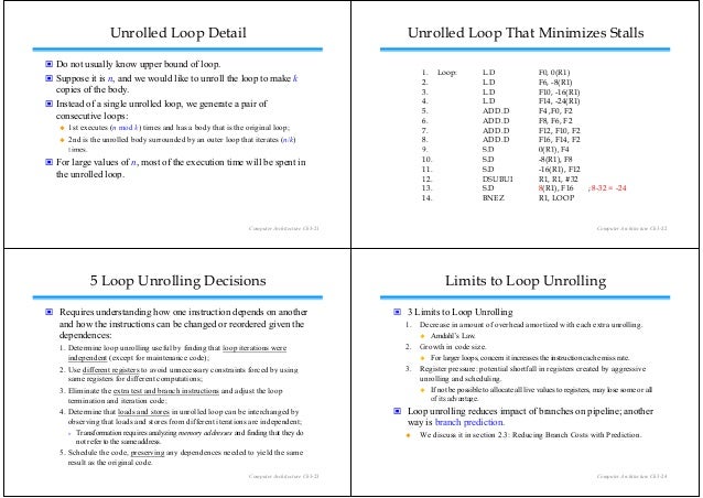 Chapter 3 Instruction Level Parallelism And Its Exploitation