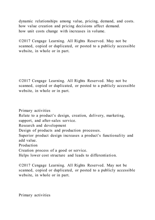 Chapter 3Internal Analysis Distinctive Competencies, Competit | PDF