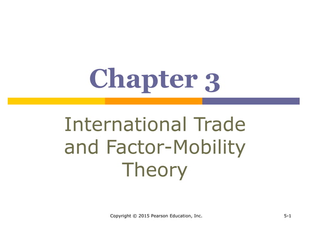 CHAPTER 3 International Trade and Factor-Mobility Theory.ppt ...