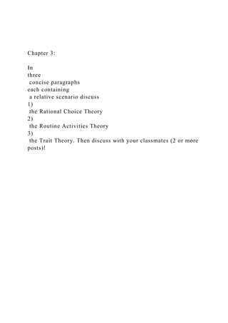Chapter 3In three concise paragraphs each containing.docx