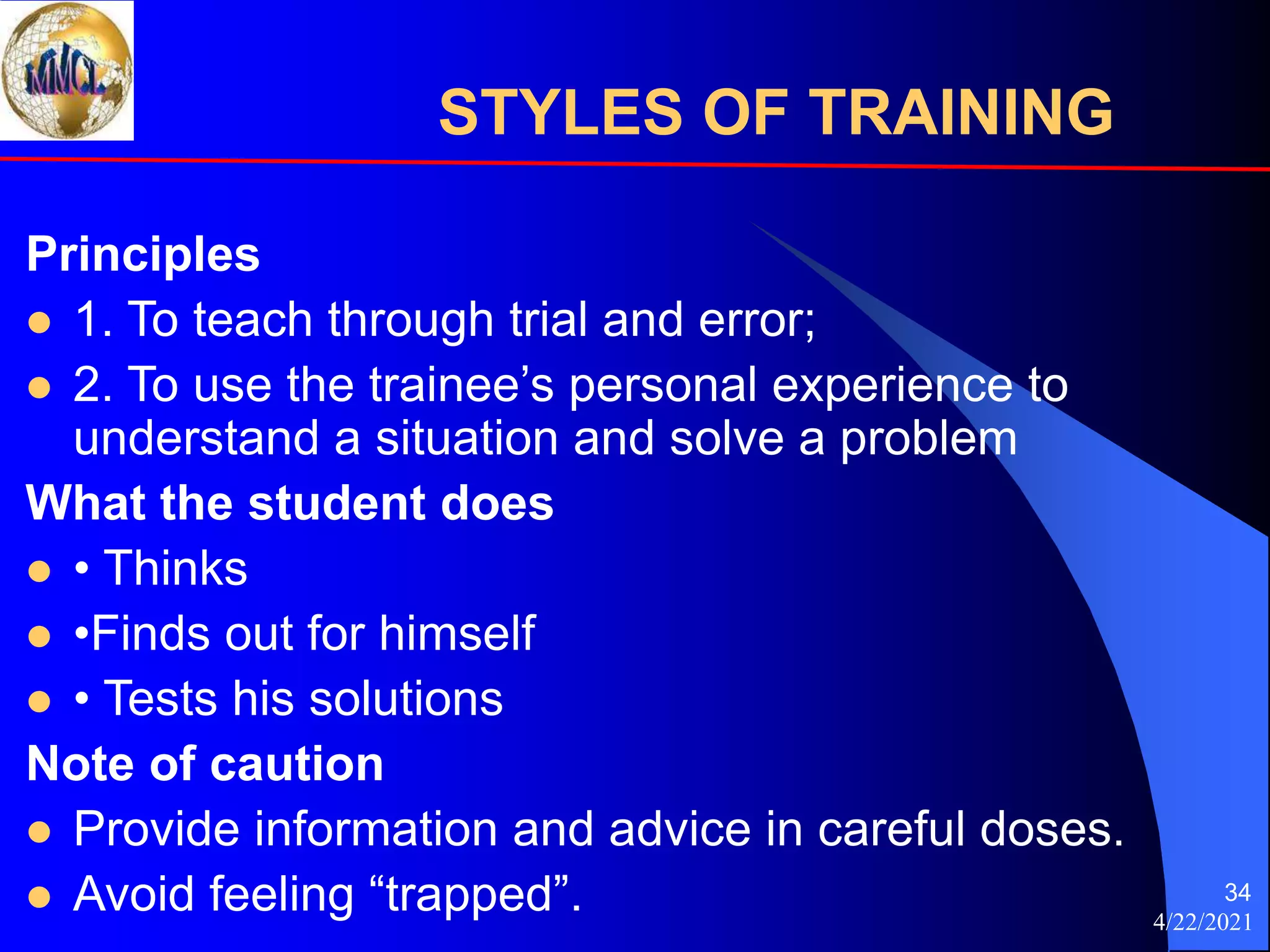 CHAPTER 3 INTRODUCTION TO LEARNING PROCESS | PPT