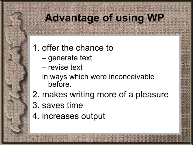 TID Chapter 3 Introduction To Word Processing | PPT | Desktop Publishing | Computer Software and ...