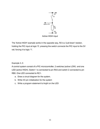 Embedded system (Chapter 3) io_port_programming | PDF