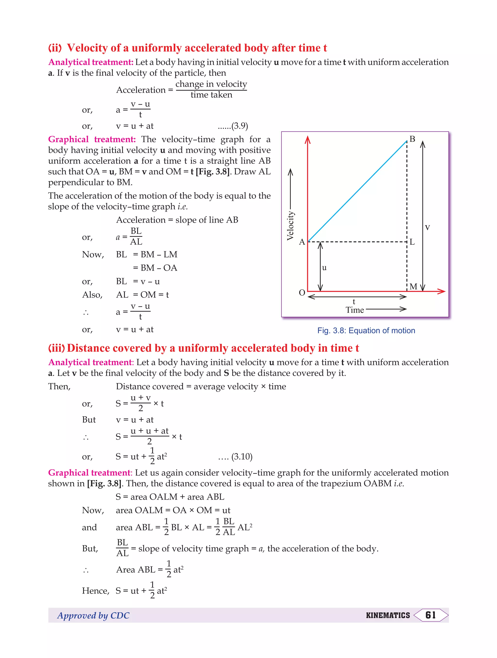 Chapter 3 kinematics | PDF