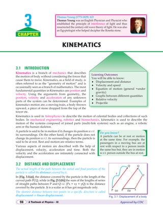 Chapter 3 kinematics | PDF