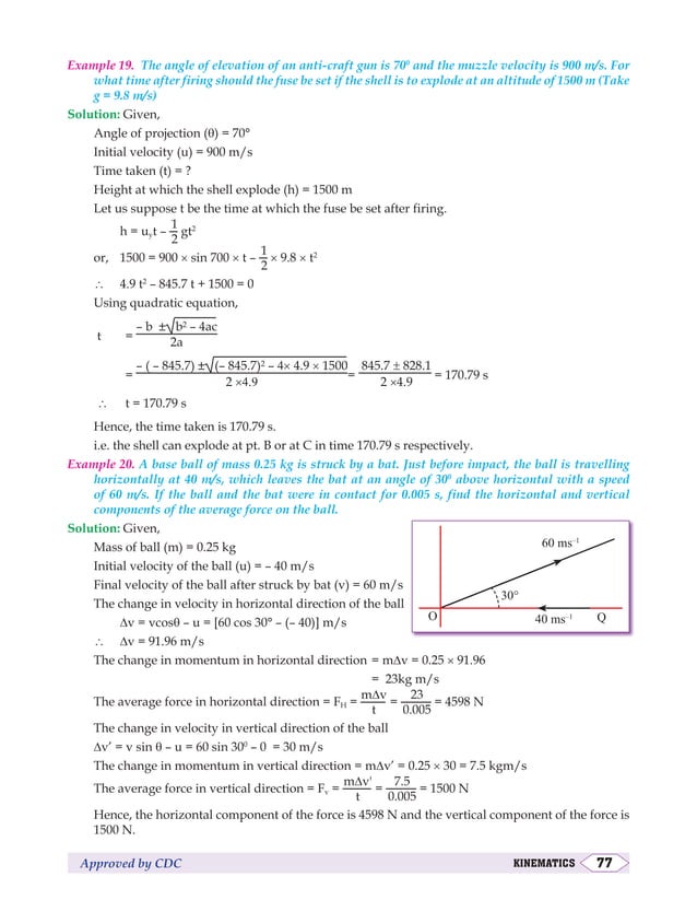 Chapter 3 kinematics | PDF