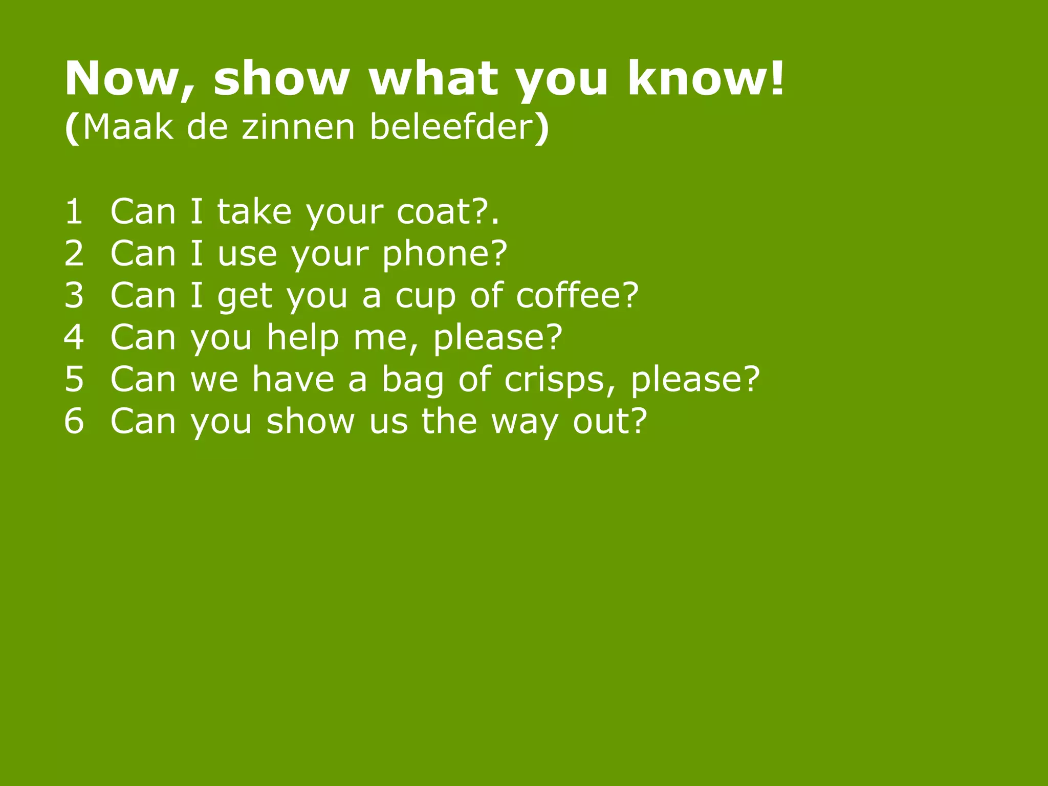 Chapter 3 (klas 1th) | PPT