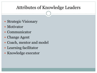 Knowledge Leader | PPTX