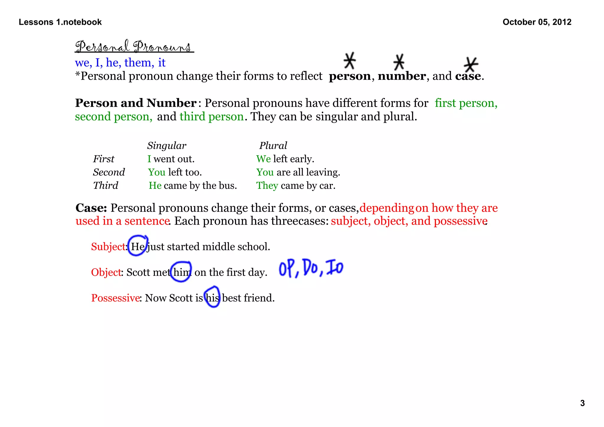 Chapter 3, Lesson 1 | PPT