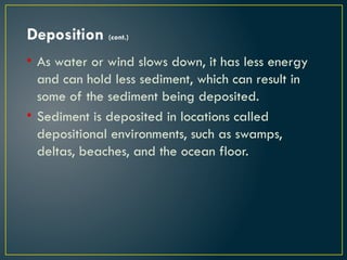 Chapter 3 Lesson 1 Erosion-Deposition Process Powerpoint Presentation ...