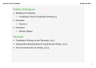 Chapter 3, Lesson 2 | PDF