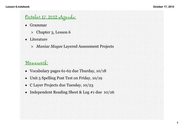 Chapter 3, Lesson 6 | PDF