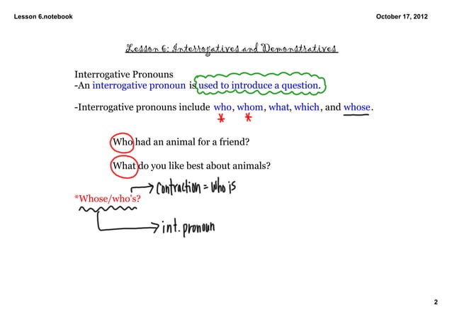 Chapter 3, Lesson 6 | PDF
