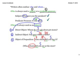 Chapter 3, Lesson 6 | PDF