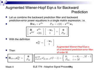 Linear prediction | PPT