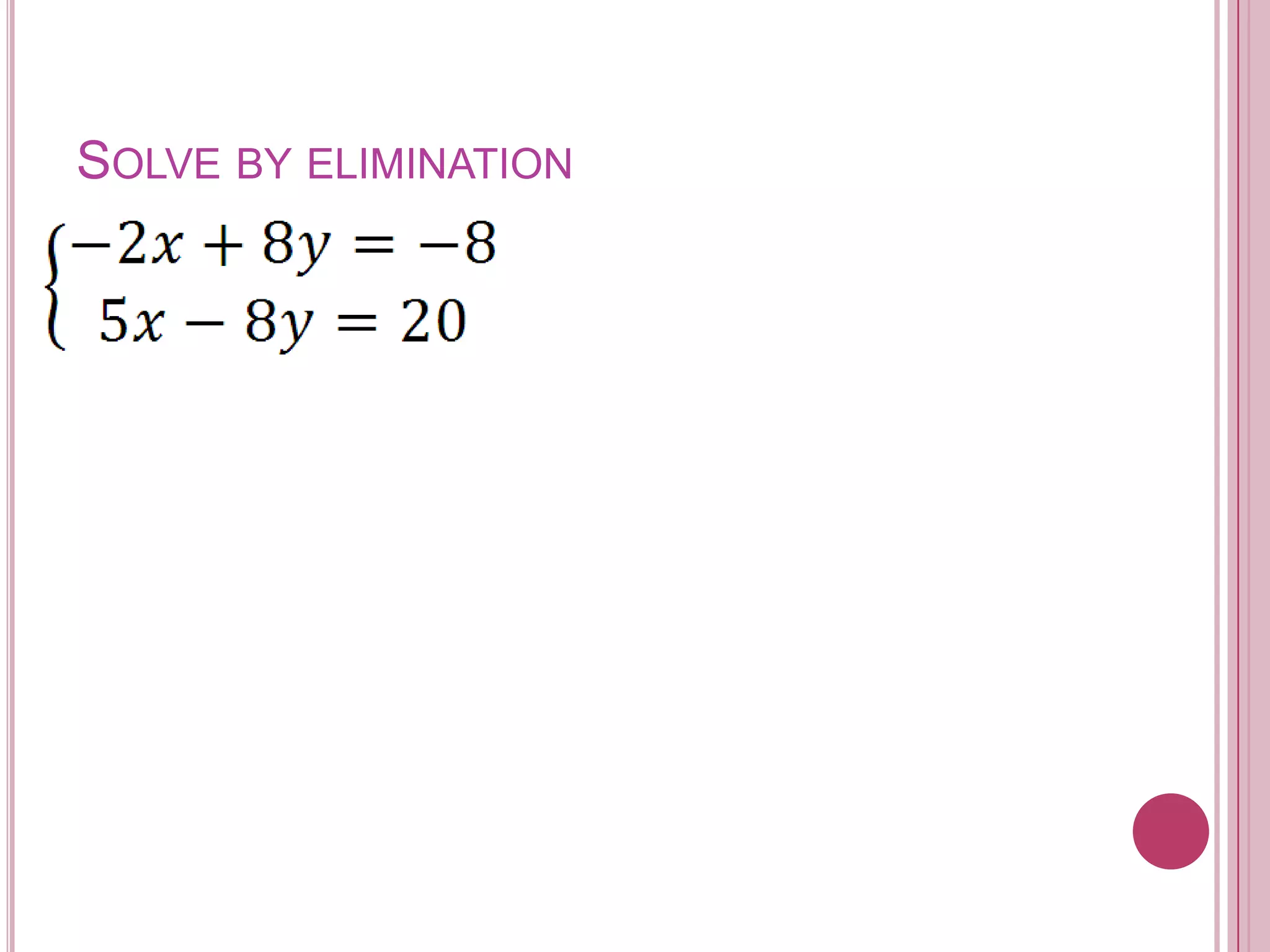 Chapter 3 linear systems | PPT