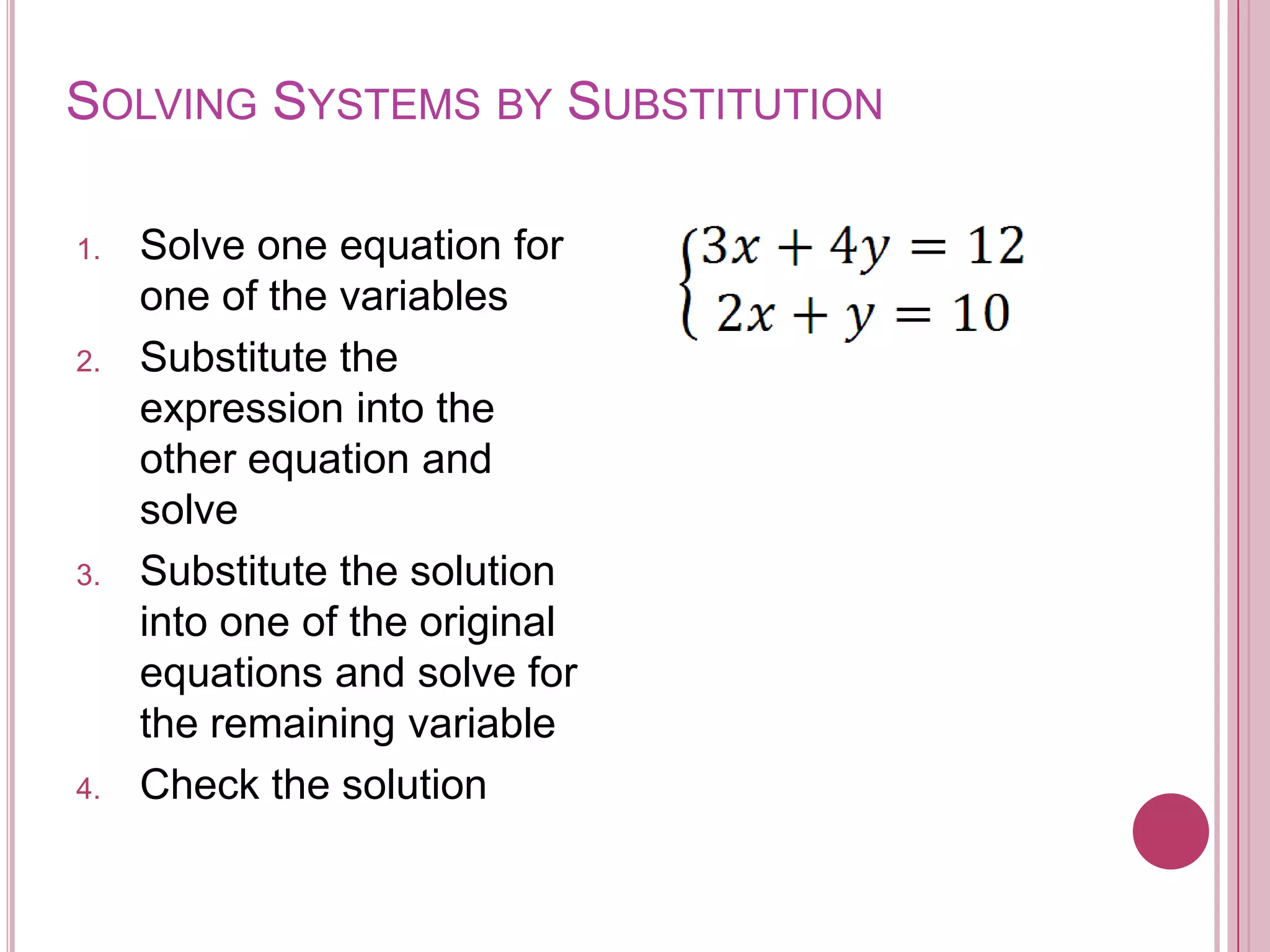 Chapter 3 linear systems | PPT