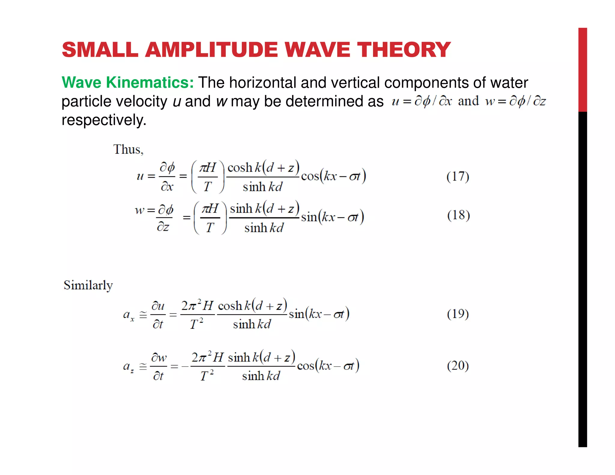 Chapter 3 linear wave theory and wave propagation | PDF