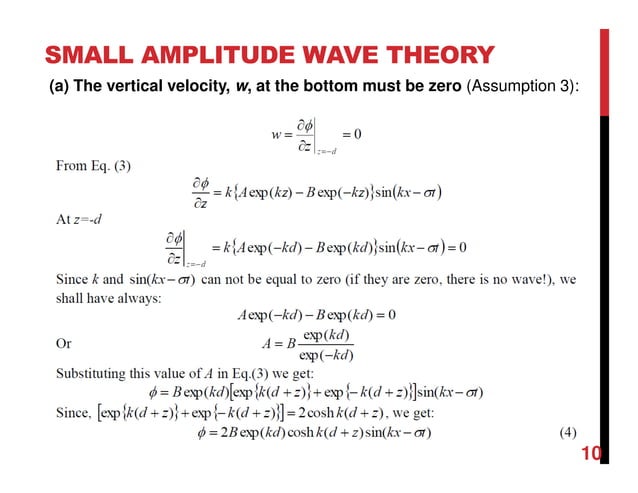 Chapter 3 linear wave theory and wave propagation | PDF