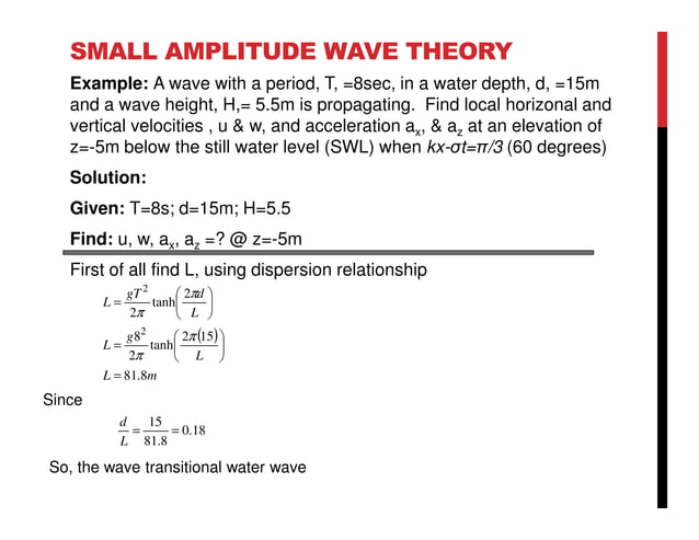 Chapter 3 linear wave theory and wave propagation