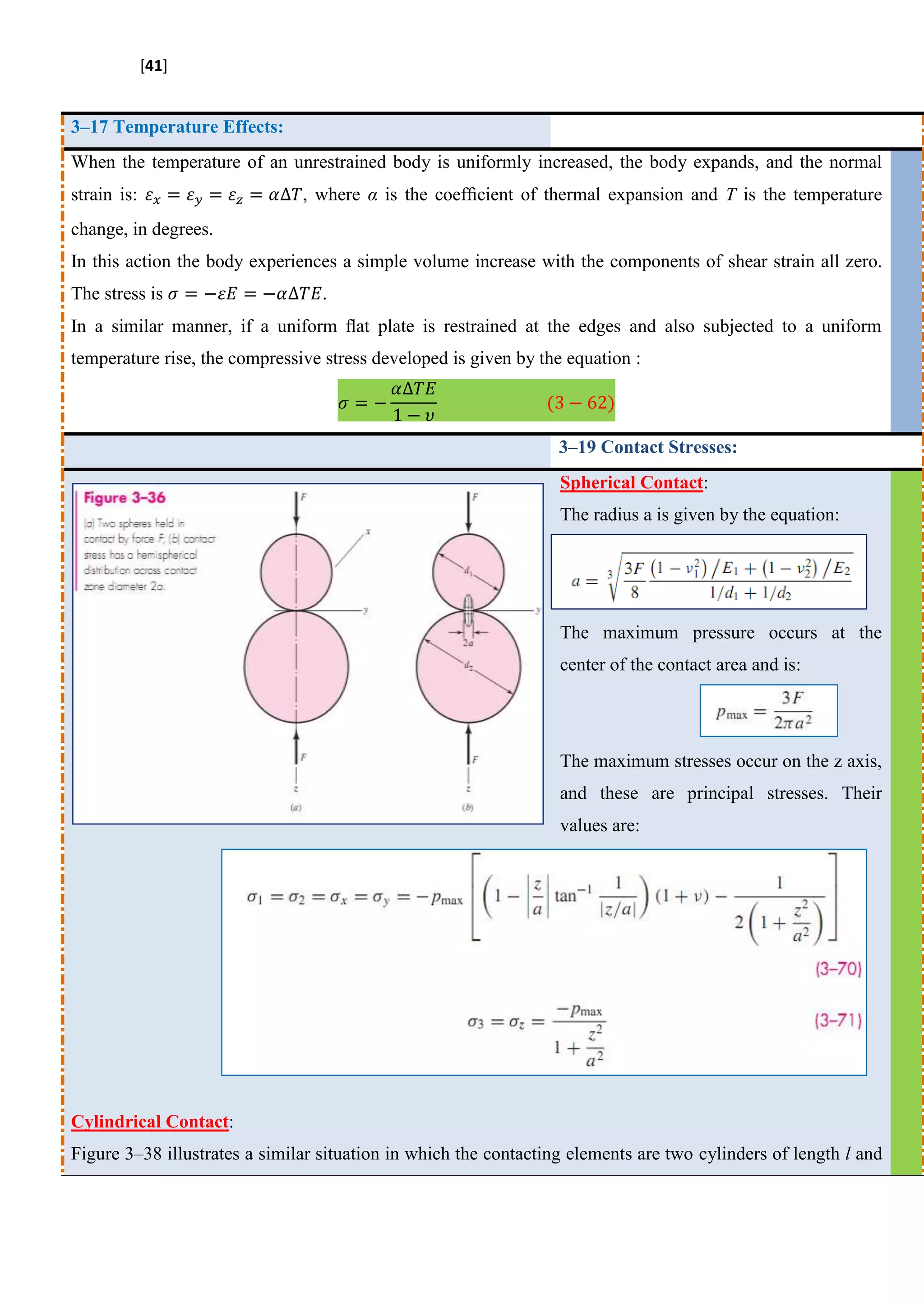 Chapter 3 load and stress analysis final | DOCX
