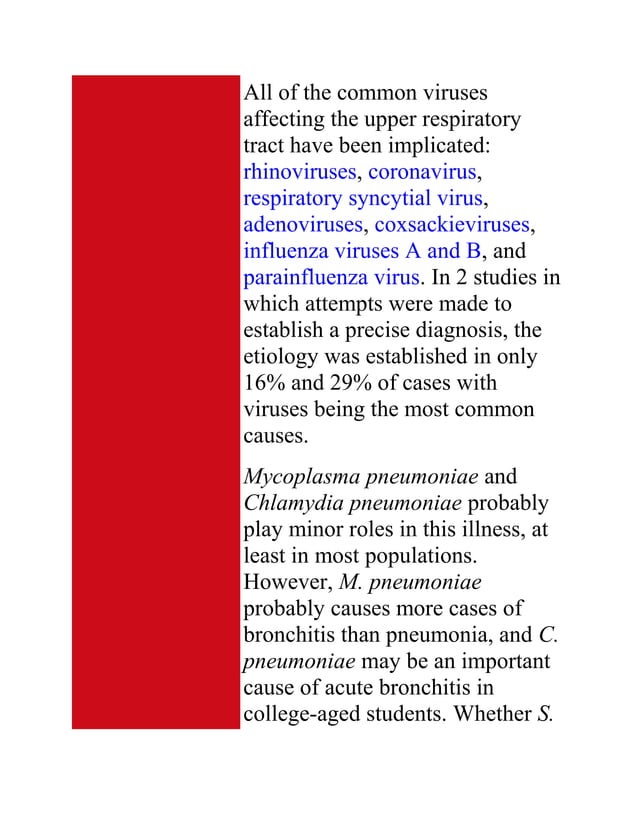 Chapter 3 Lower Respiratory Tract Infections | PDF