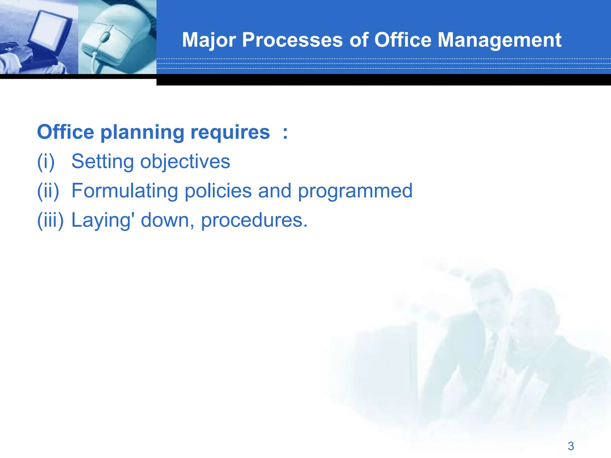 chapter3 Major Processes of Office Management.ppt
