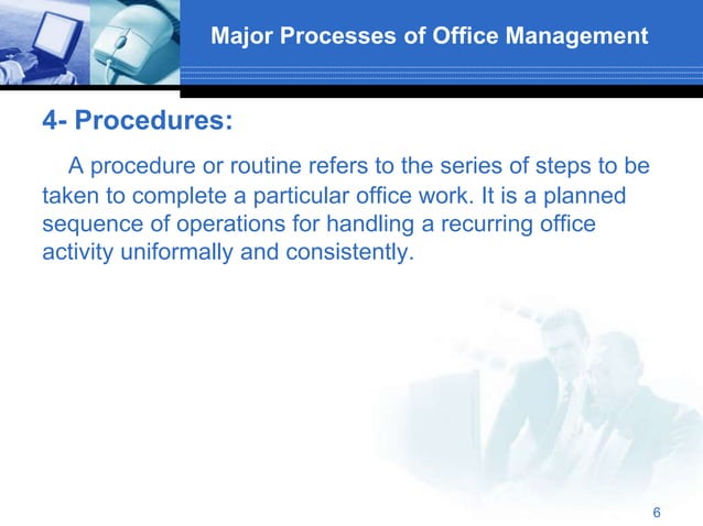 chapter3 Major Processes of Office Management.ppt