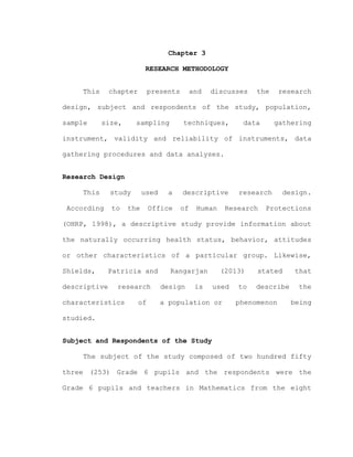 Manelyn L. Mananap Thesis (Chapter 3) | DOC