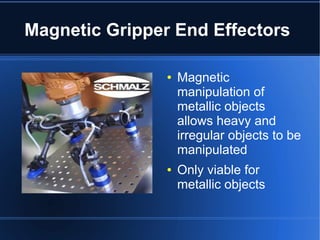 Chapter 3 Manipulator end effectors | PDF | Robotics | Technology & Computing