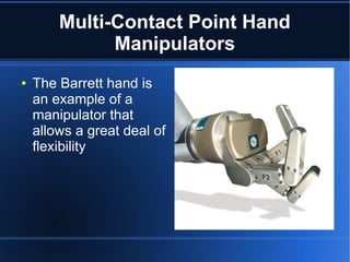 Chapter 3 Manipulator end effectors | PDF