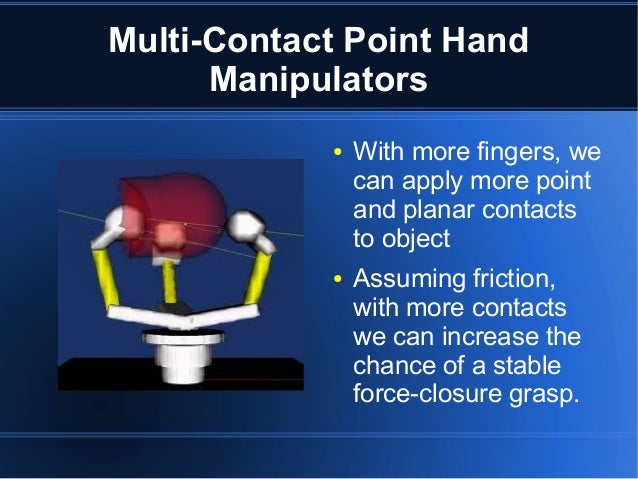 Chapter 3 Manipulator end effectors